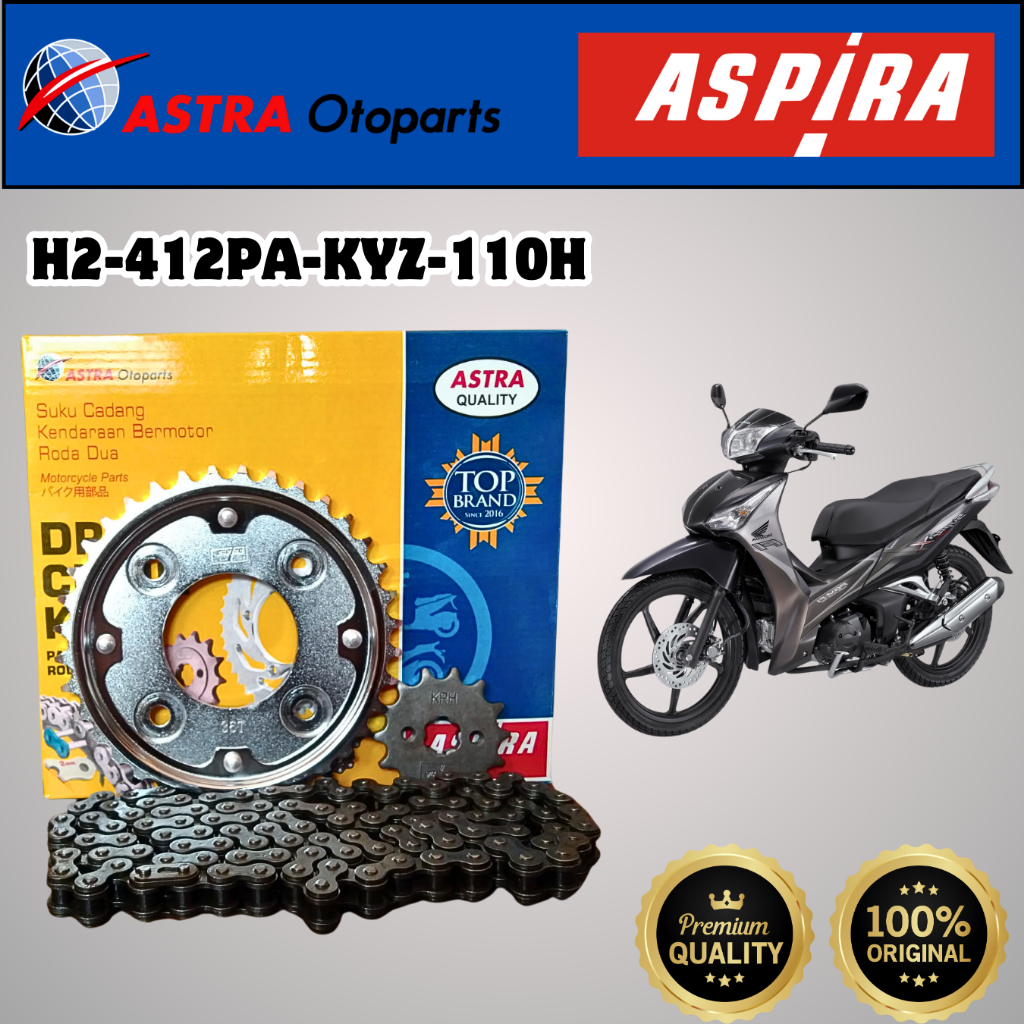 Jual Gir Set Motor Honda Supra X 125 Helm In ASPIRA KYZ Original ( H2 ...
