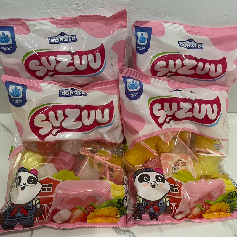 Jual SUZUU JELLY AGAR RASA SUSU DAN BUAH @25gr ISI 20 PCS / BUNGKUS ...