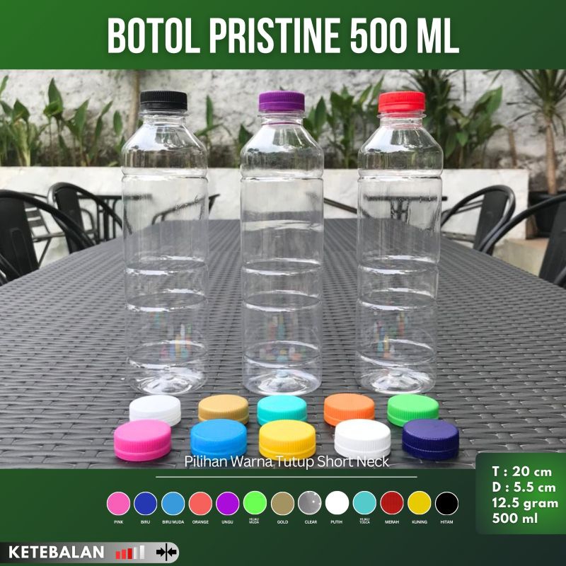 Jual Isi 20 FREE DUS Botol Pristine 500 ml / Botol Plastik 500ml ...