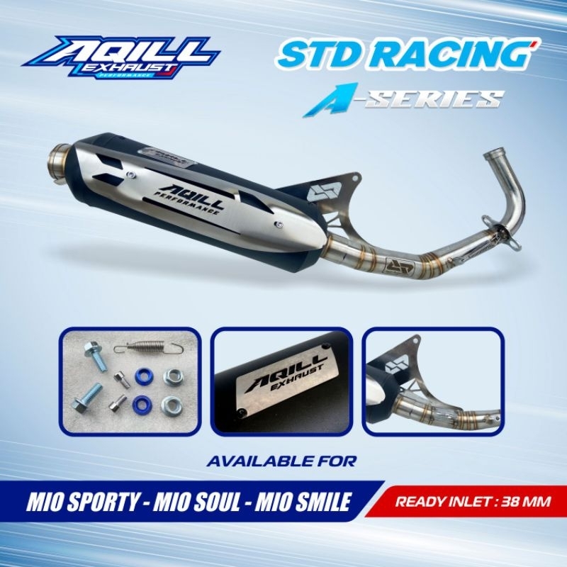 Jual Knalpot Standar Racing Aqill Racing Exhaust Type A-Series For Mio ...