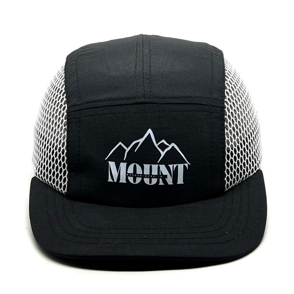 Jual Moreudim - Topi Five Panel lidah pendek Black jaring white Topi ...