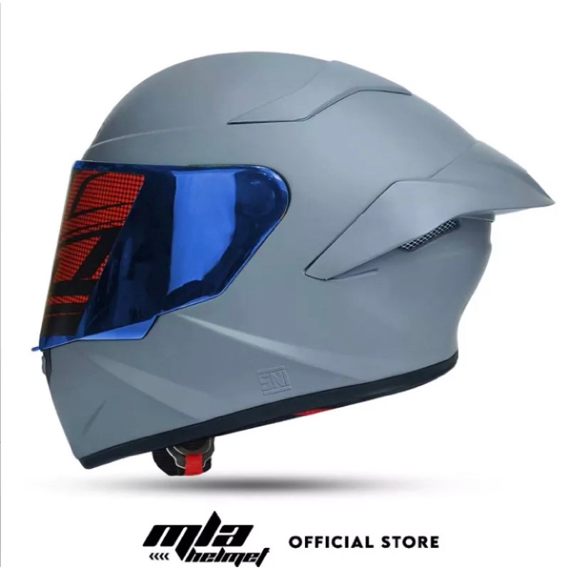 Jual Helm Full face Ttc Polos MLA Hitam Doft Paket Ganteng || Helm Kbr ...