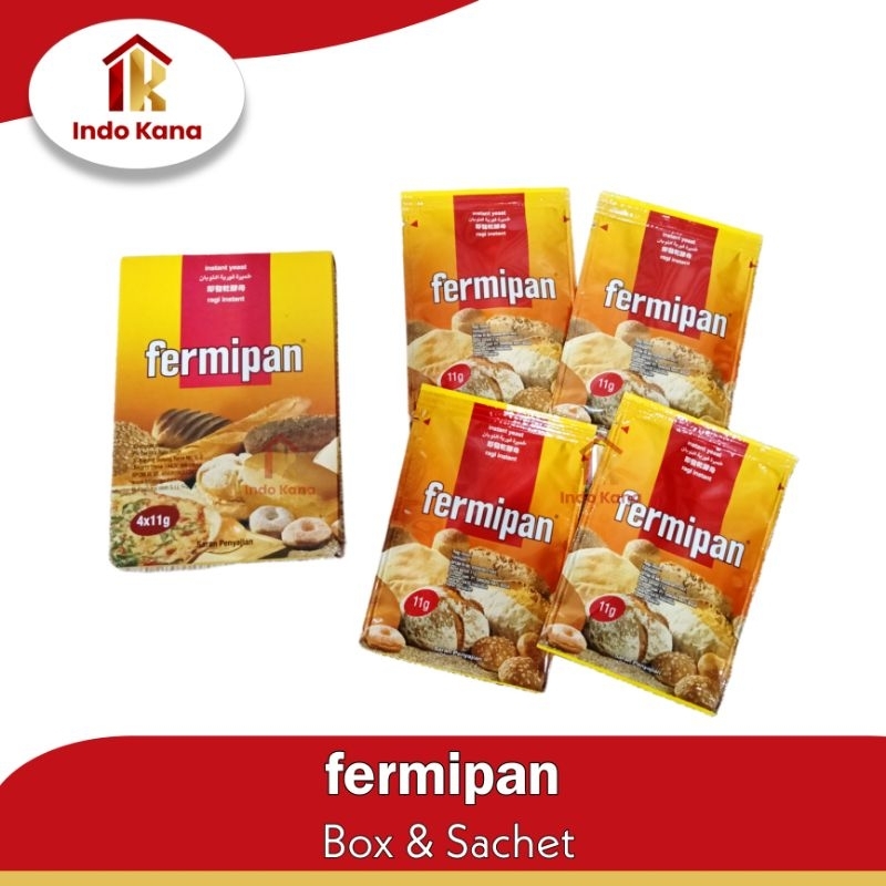 Jual FERMIPAN/RAGI INSTANT (1 sachet 11 gr /1 Box isi 4 sachet ...
