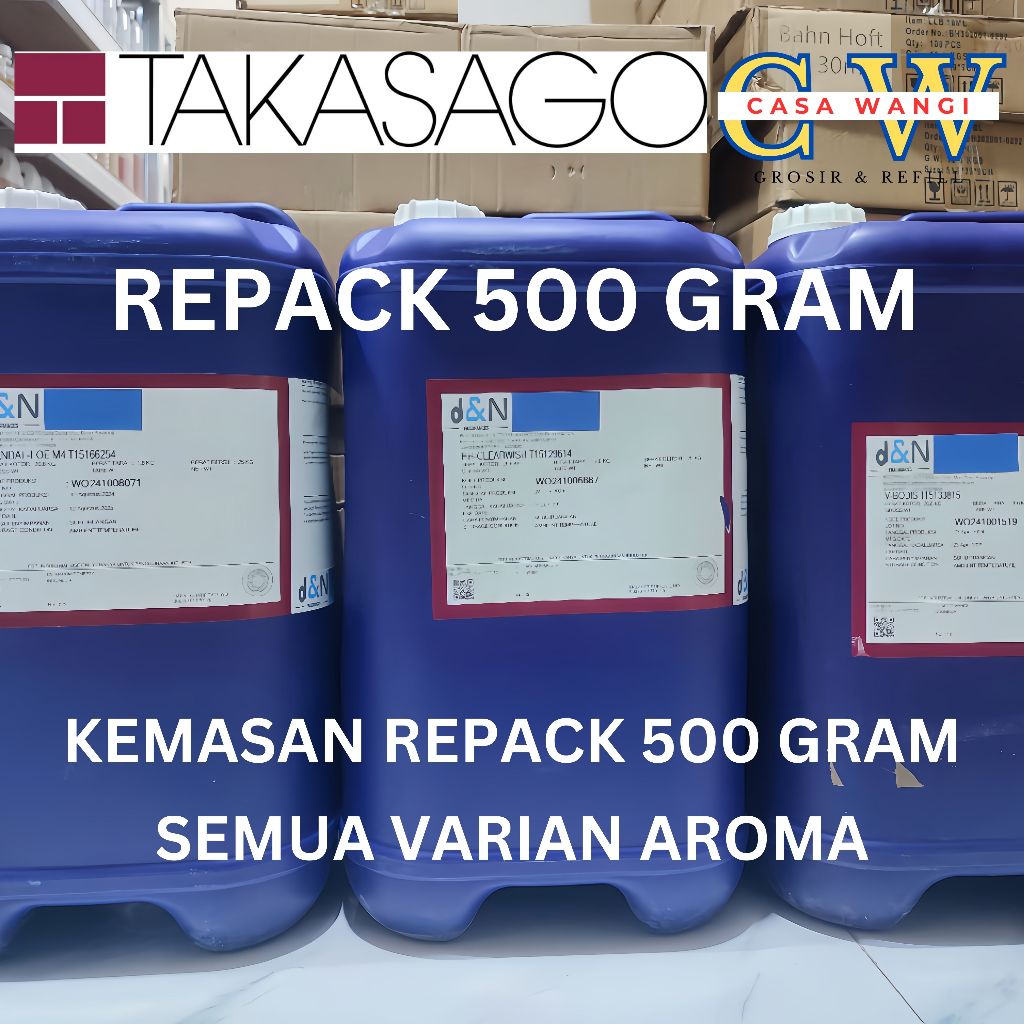 Jual (REPACK 500 GRAM) BIBIT PARFUM BY TAKASAGO KEMASAN REPACK 500 GRAM ...
