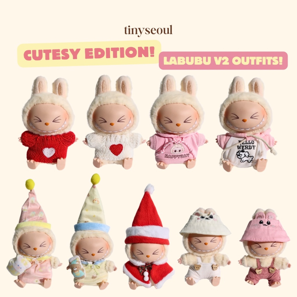 Jual READY STOCK TINY SEOUL BAJU LABUBU V1 V2 PREMIUM - LABUBU CUTESY ...
