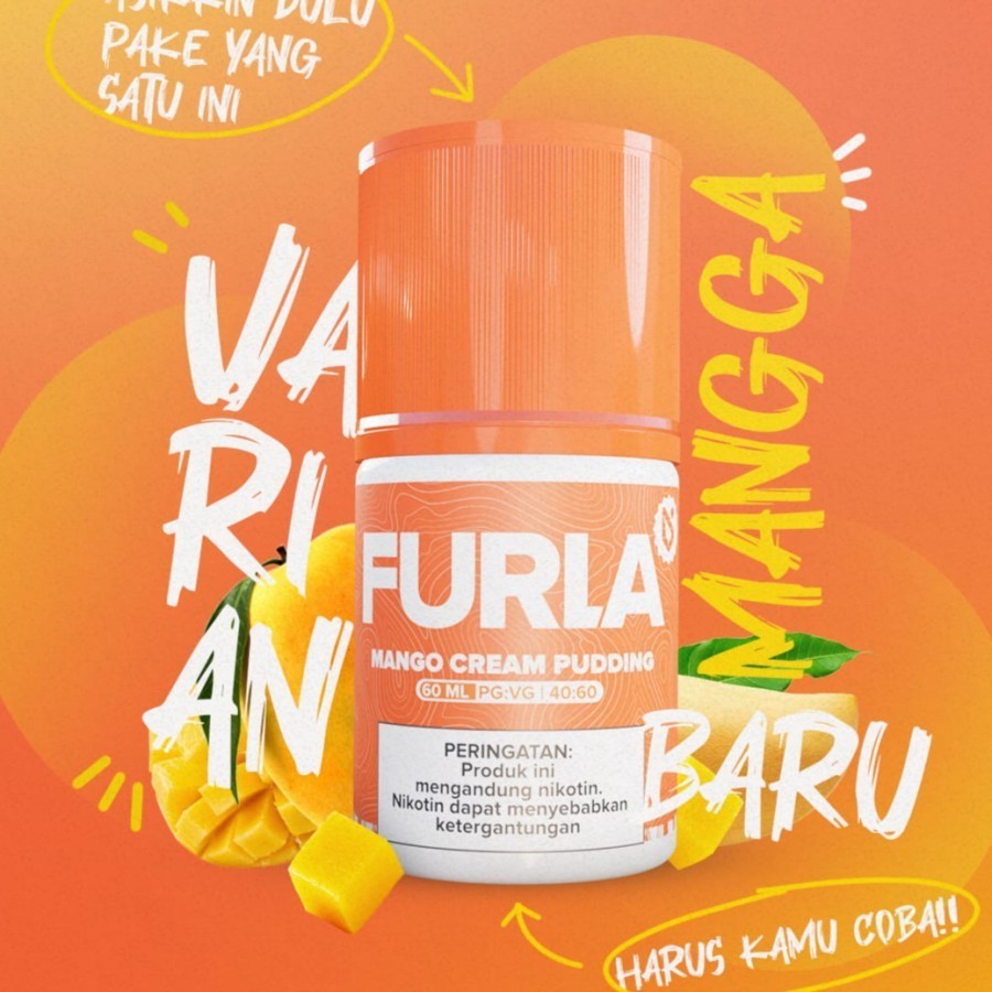 Jual FURLA MANGO CREAM PUDDING 60ML - ORIGINAL LIQUID FURLA V6 DJI ...