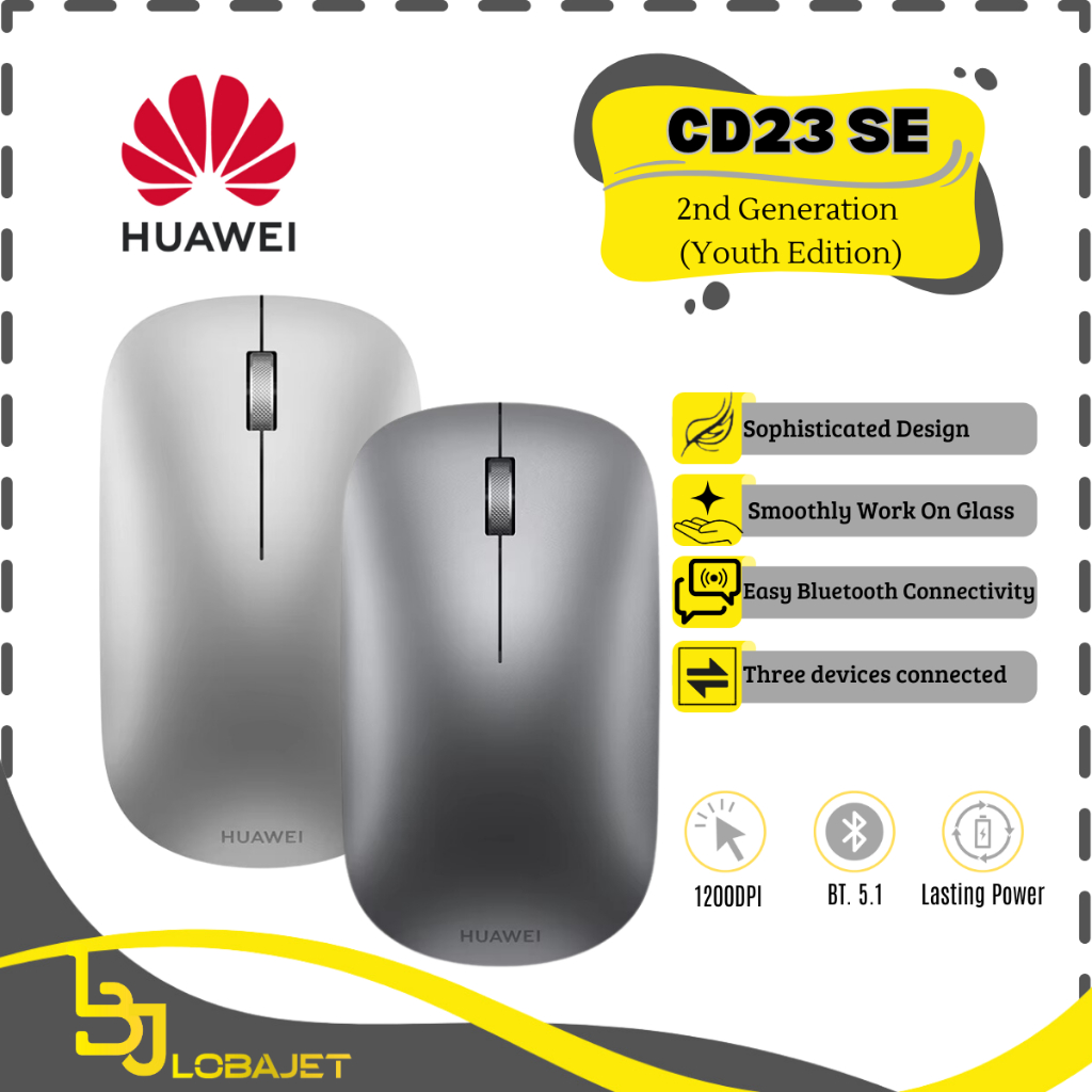 Jual HUAWEI CD23 SE 2nd Generation (Youth Edition) - Bluetooth Mouse ...