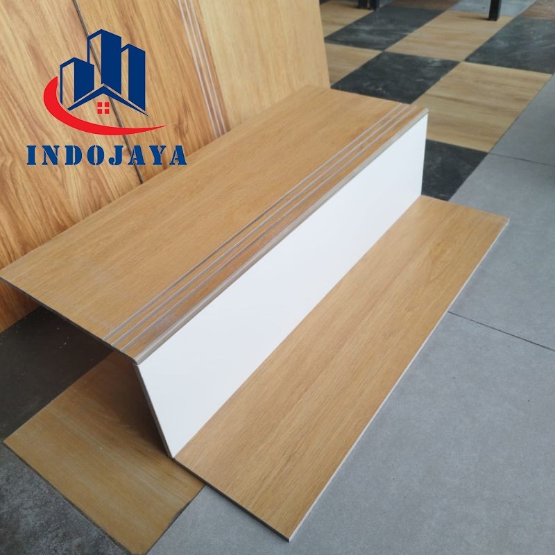 Jual list keramik tangga motif kayu 30x90 granit custom ukuran plint ...