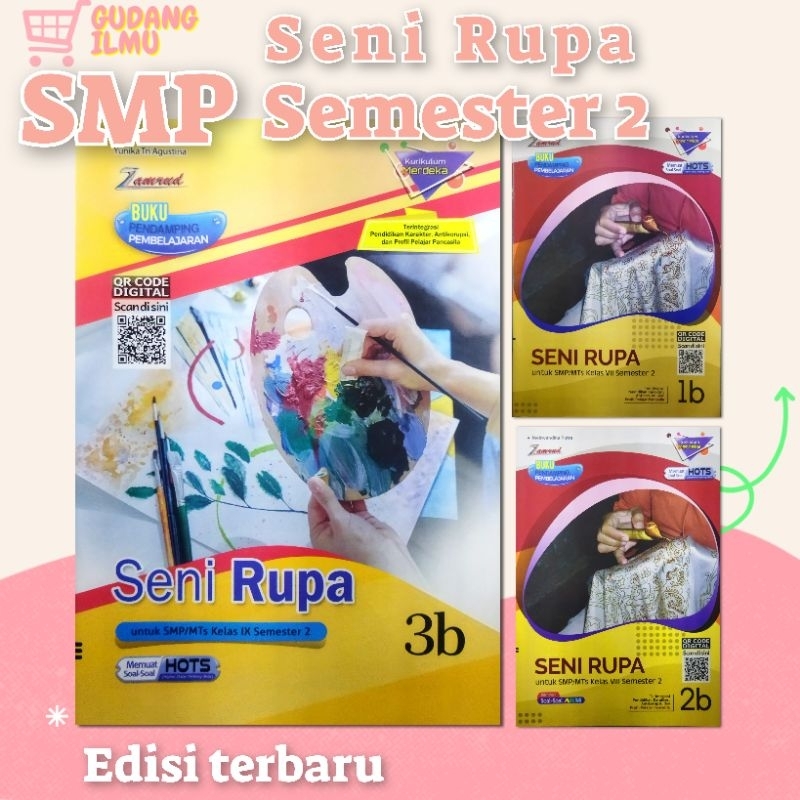 Jual LKS SENI RUPA SMP kelas 7 8 9 semester 2 l kurikulum merdeka l putra nugraha | Shopee Indonesia