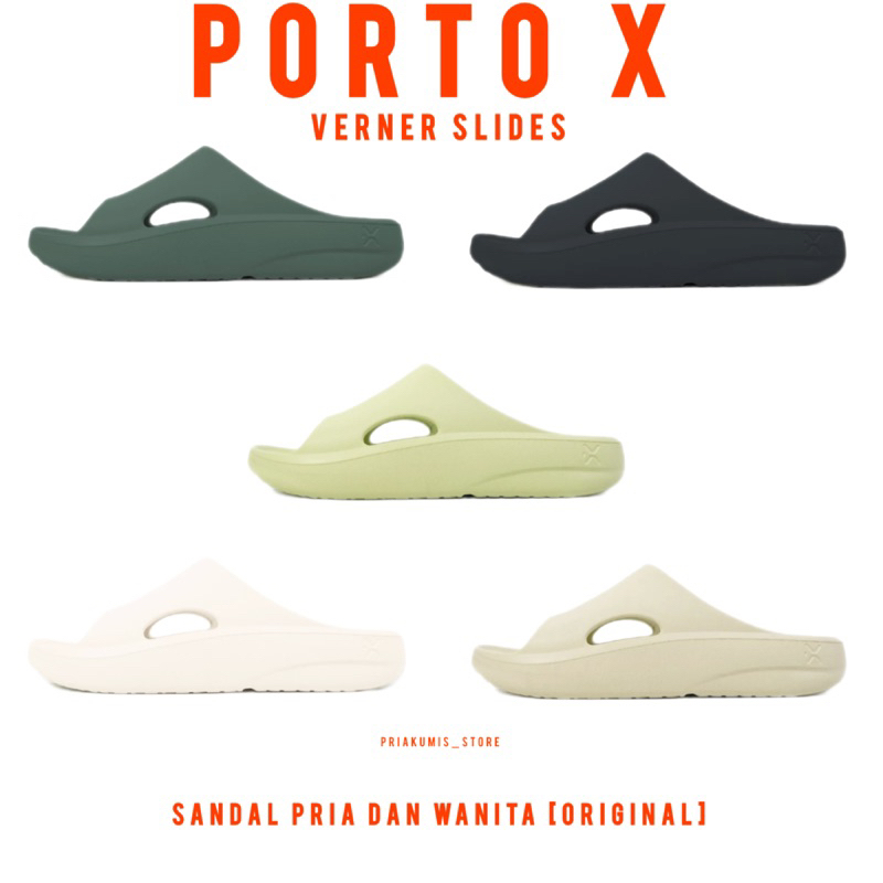 Jual Porto X Sandals Verner - Sandal Slop Original | Sandal Pria ...