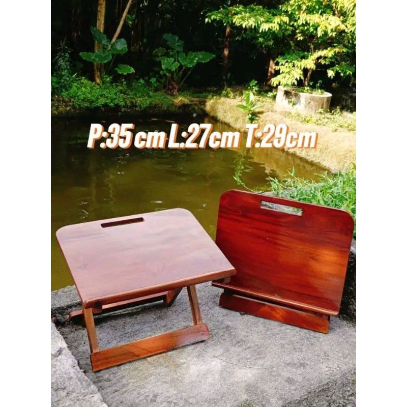 Jual grosir 10pcs meja rehal/meja lipat al-quran meja belajar/meja ...