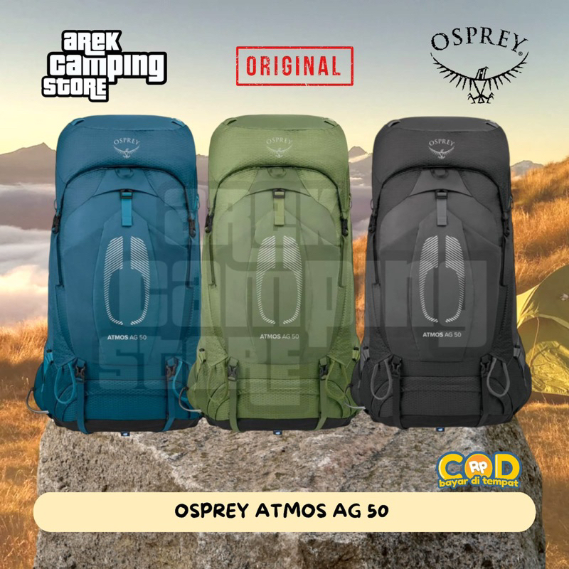 Jual Carrier Osprey Atmos AG 50 BNWT Original | Shopee Indonesia