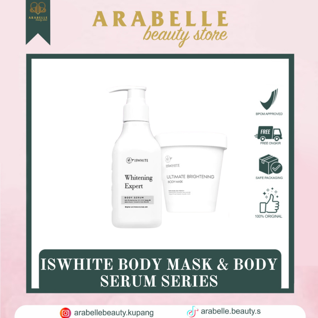 Jual ISWHITE BODY MASK & BODY SERUM SERIES | Shopee Indonesia