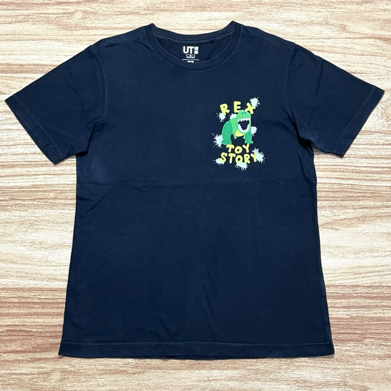 Jual T-Shirt UNIQLO UT x Disney Pixar Rex Toy Story Black (M) | Shopee ...