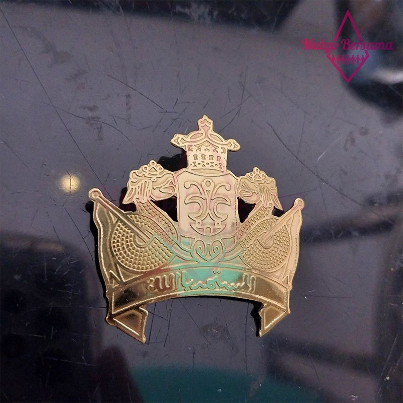 Jual Lencana Pin Lambang Melayu Bros Lambang Melayu Kerajaan Siak Riau ...