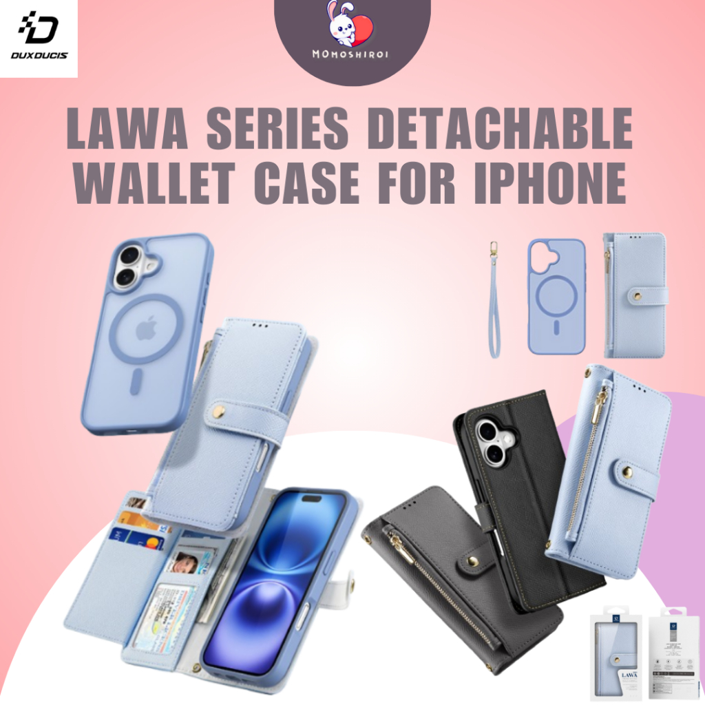 Jual Case Dux Ducis Lawa Series Detachable Wallet Case for iPhone 16 / ...