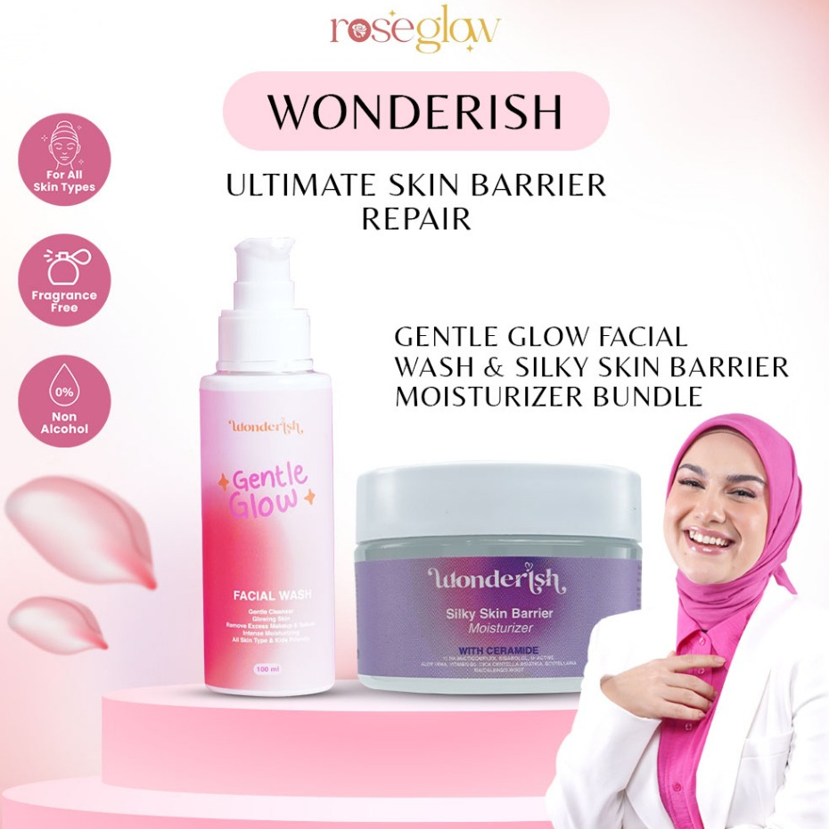 Jual Wonderish Ultimate Skin Barrier Repair I Gentle Glow Facial Wash ...