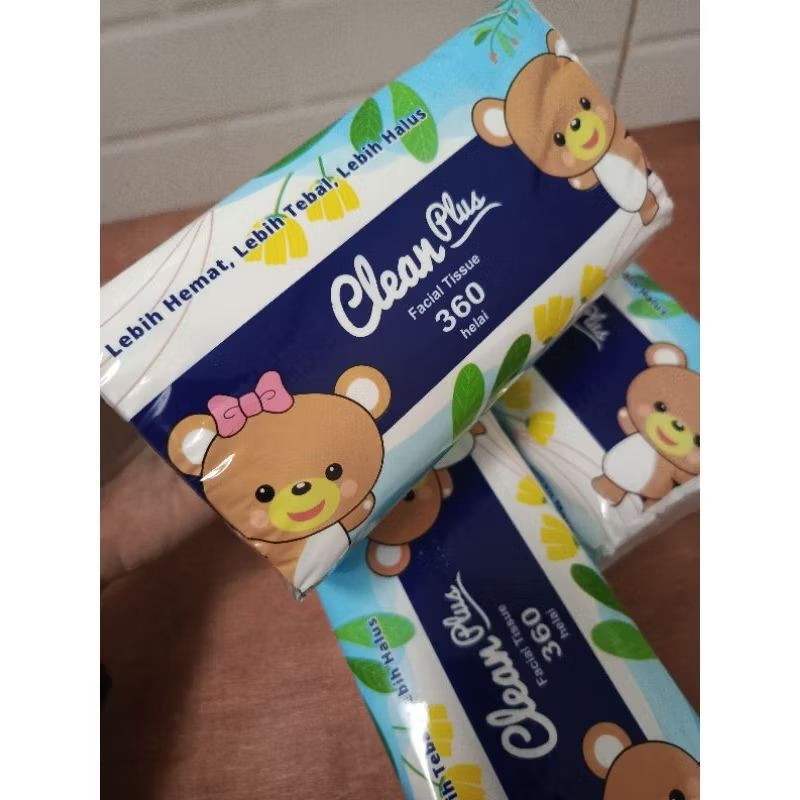 Jual CLEAN PLUS FACIAL TISSUE (360 Helai) | Shopee Indonesia