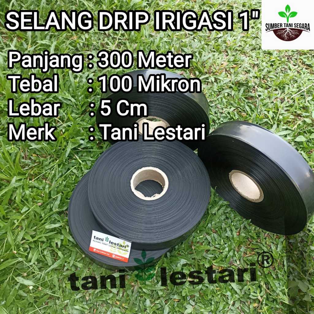 Jual SELANG DRIP IRIGASI 1" 300 METER 100 MIKRON TANI LESTARI | Shopee ...
