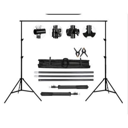 Jual Stand Background Foto 3M Tiang Backdrop Besar 280x300cm | Shopee ...