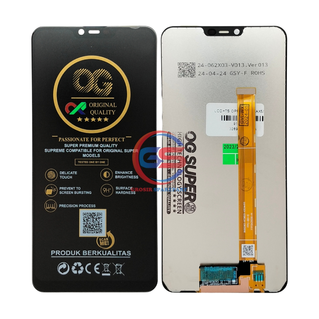 Jual LCD FULLSET TOUCHSCREEN OPPO A3S / A5 / CPH1853 / CPH1803 / C1 ORI OG SUPER | Shopee Indonesia