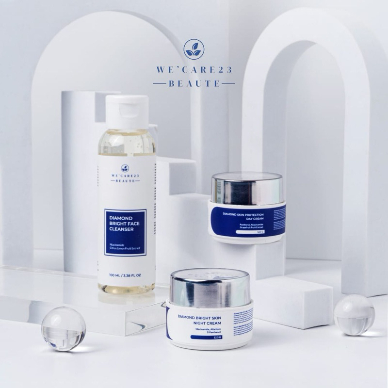 Jual WE’CARE 23 BEAUTE 3 in 1 skin care package - face cleanser/sabun ...