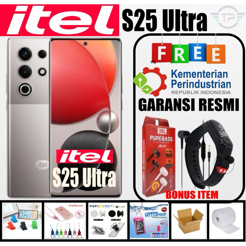 Jual Itel S25 ULTRA 8/128GB | 8/256GB Super AMOLED 5000mAh GARANSI RESMI | Shopee Indonesia