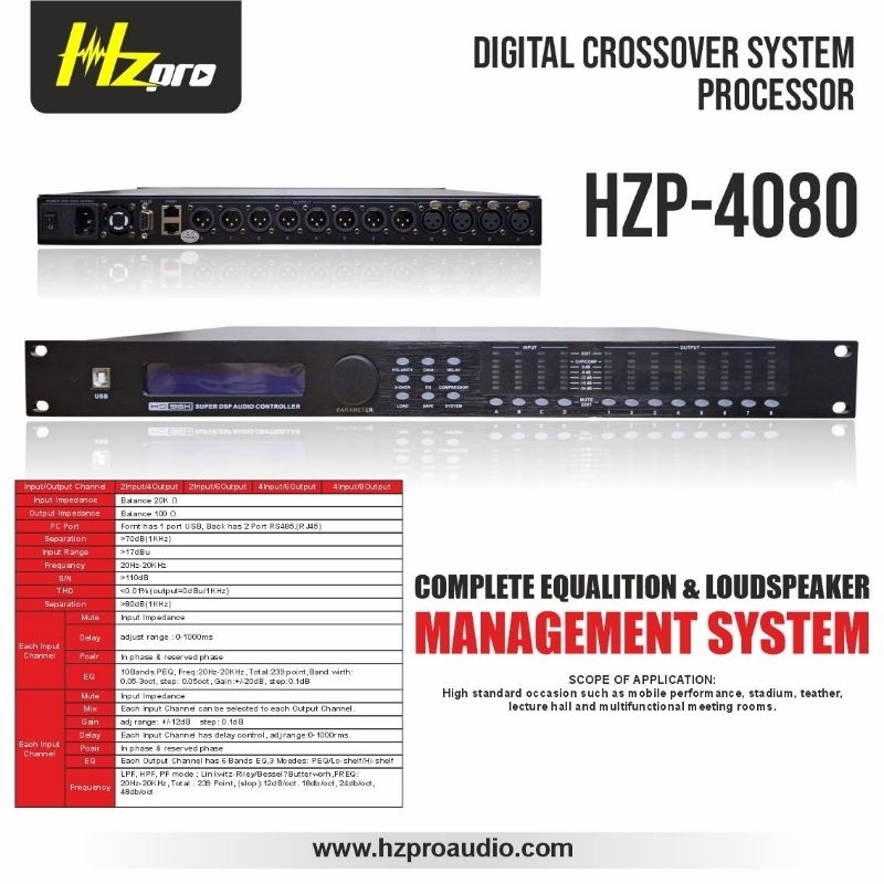 Jual Management HZPRO HZP-4080 DLMS HZ PRO 4 in 8 out | Shopee Indonesia