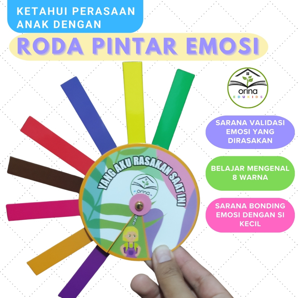 Jual ORINAEDUKIDS Roda Pintar Emosi Untuk Validasi Emosi Anak Dan ...