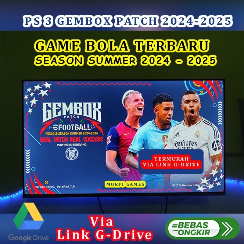 Jual Ps3 Gembox Patch Terbaru 2024 - 2025 Season Summer | Shopee Indonesia