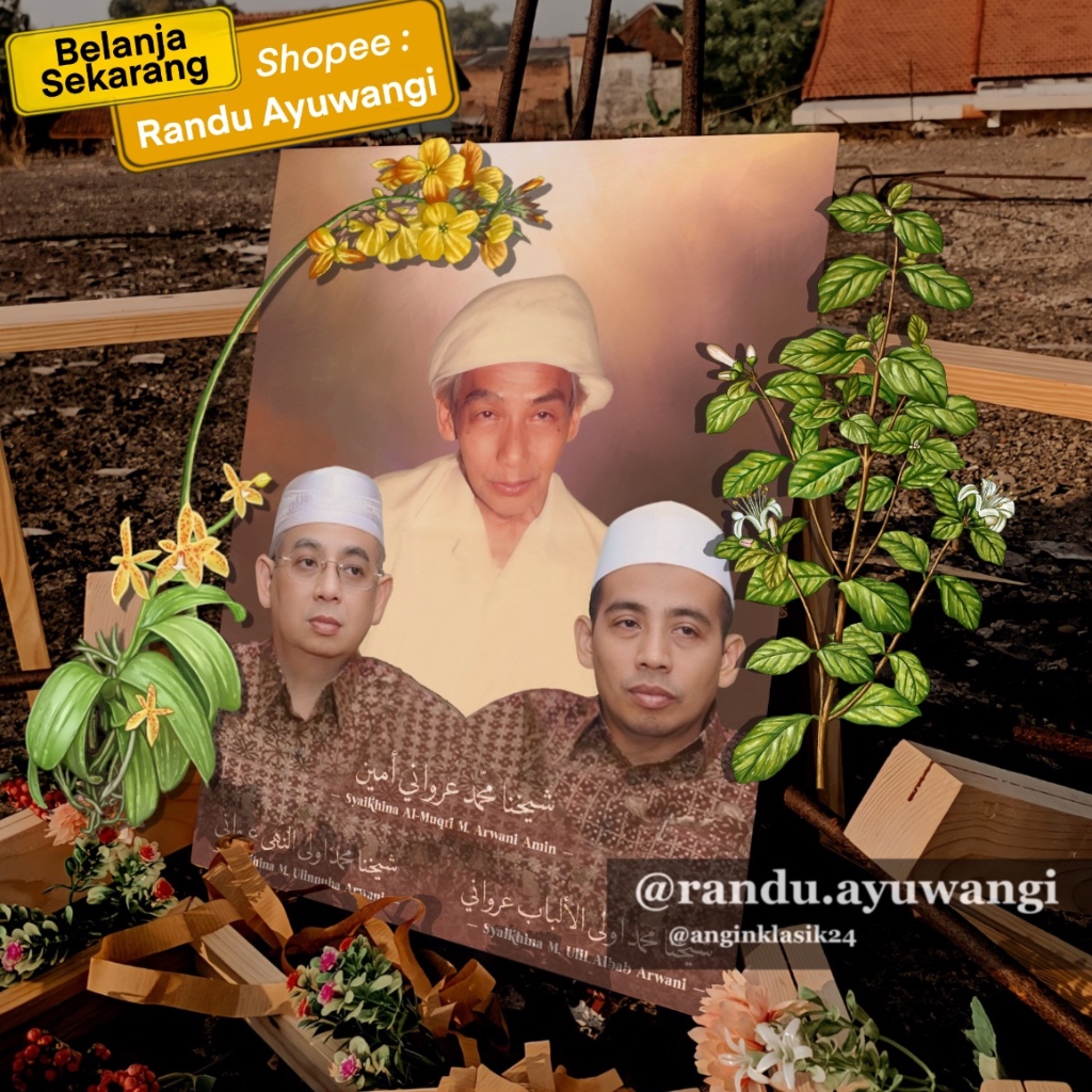 Jual Lukisan Digital KH. Arwani Kudus & KH. M. Ulinnuha Arwani & KH. M ...