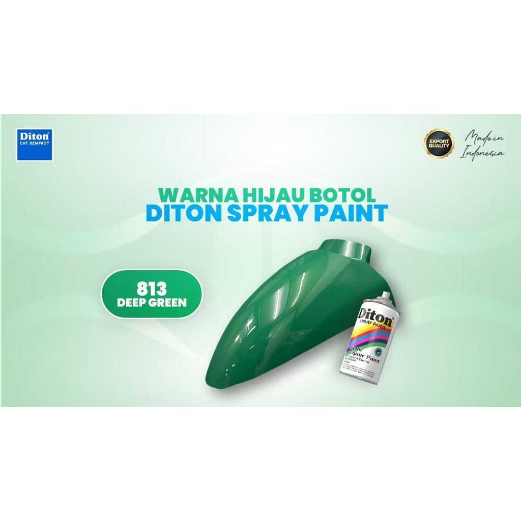 Jual Diton 813 Deep Green Cat semprot /pylox 300cc | Shopee Indonesia