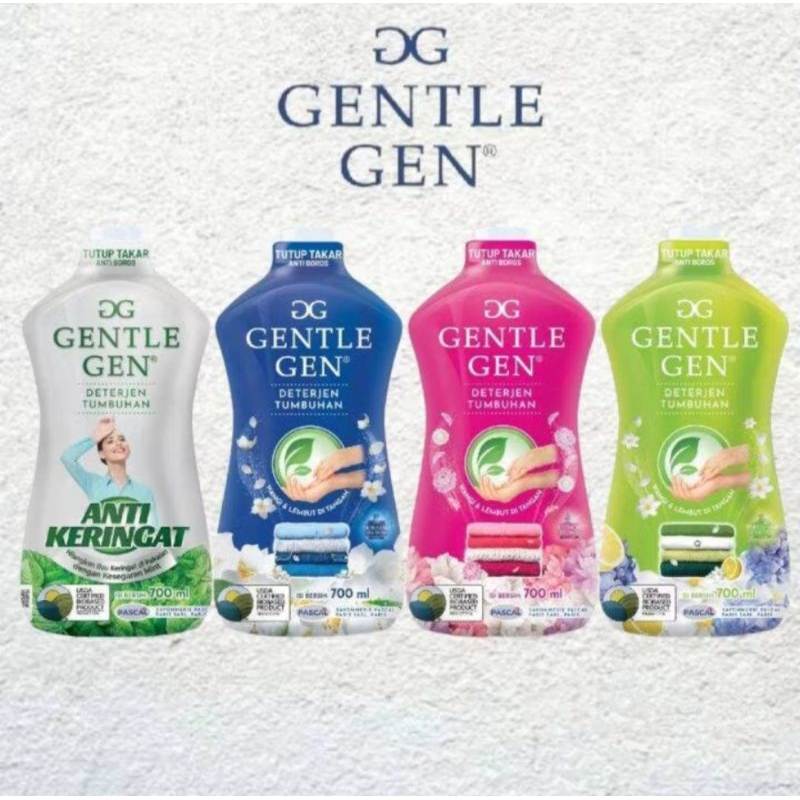 Jual Gentle Gen Detergent cair botol 700ml | Shopee Indonesia