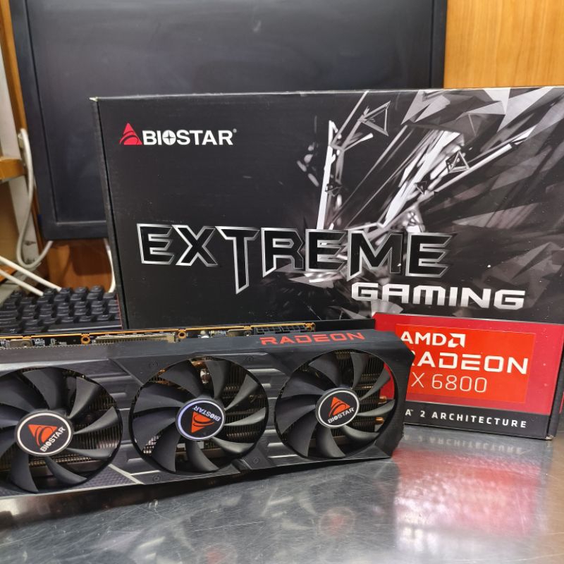 Jual vga gpu amd radeon rx6800 biostar extreme gaming rx 6800 | Shopee ...