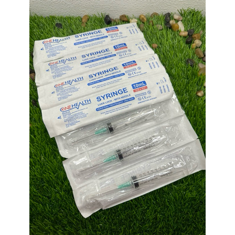 Jual ONEHEALTH SPUIT 10 CC PER PCS SYRINGE 10 CC PER PCS ALAT INJEKSI ...