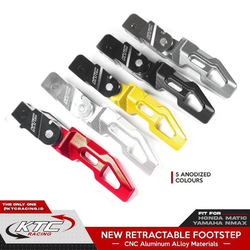 Jual Footstep ktc injakan ktc racing honda/yamaha beat vario scoopy ...
