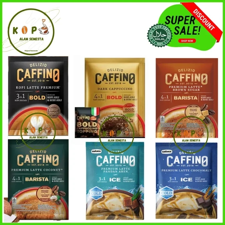 Jual Kopi CAFFINO Bold / Barista / Ice / Premium Latte 1 Sachet ...