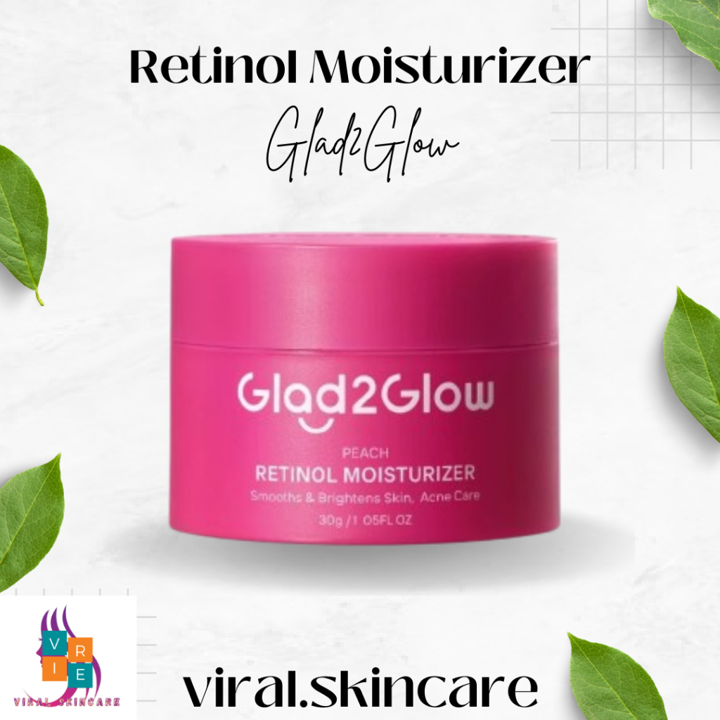 Jual Glad2Glow Retinol Moisturizer Peach 30g g2g Moist Pelembab Wajah ...