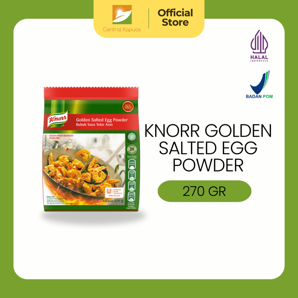 Jual KNORR Golden Salted Egg Powder 270gr | Shopee Indonesia