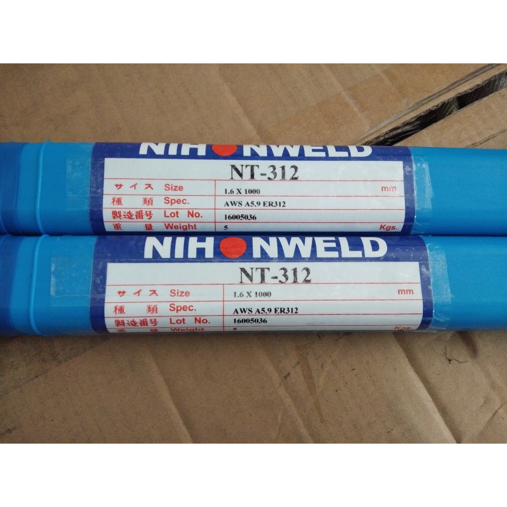 Jual Kawat las Tig ER312 Nihonweld NT 312 Stainless Stell | Shopee ...