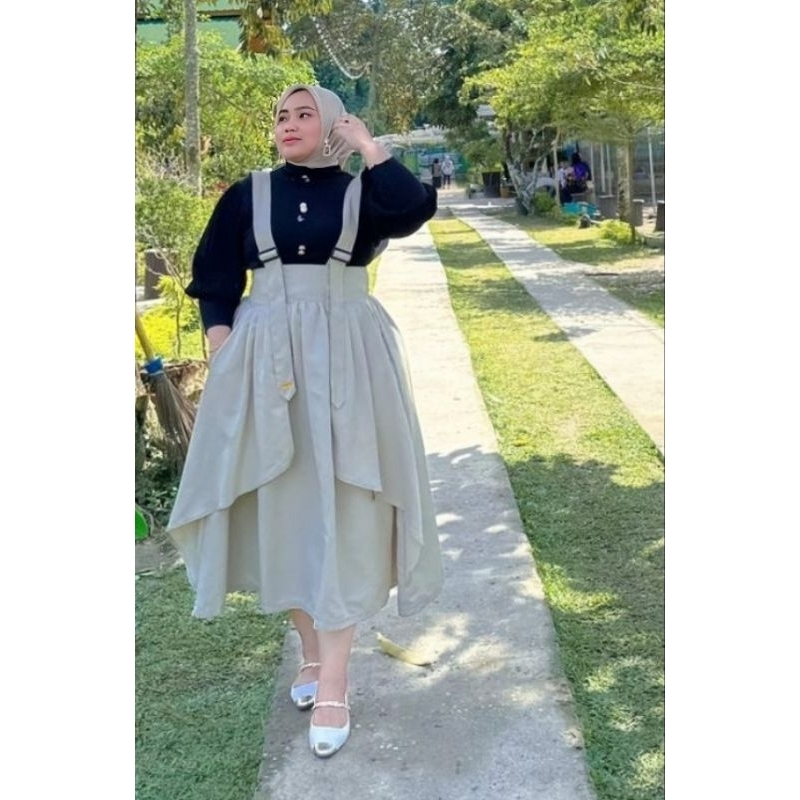 Jual BALERINA ROK OVERALL BIROLOUTFIT/ROK WANITA EXLUSIVE/OVERLL ...
