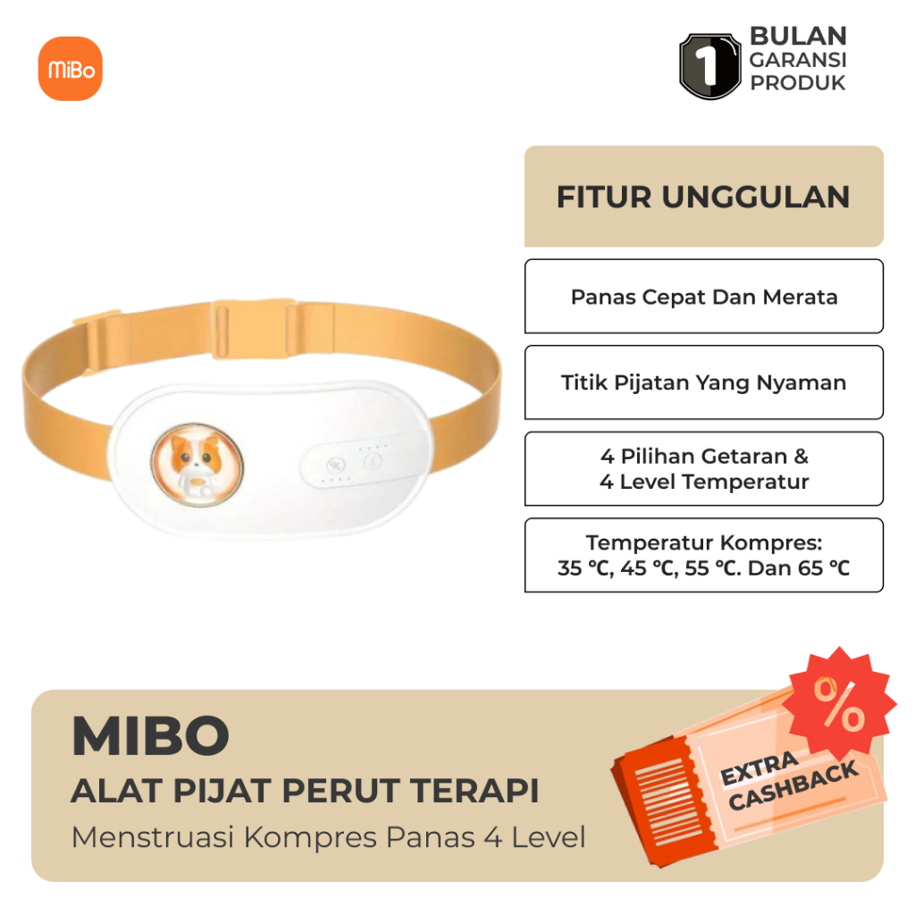 Jual Mibo Alat Pijat Perut Terapi Nyeri Menstruasi Kompres Panas 4 ...