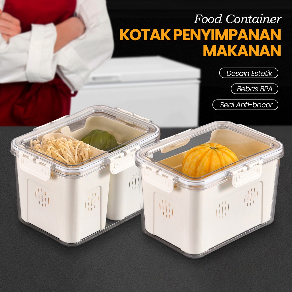 Jual Kotak Penyimpanan Buah & Sayuran Multi-Ukuran || Food Container ...