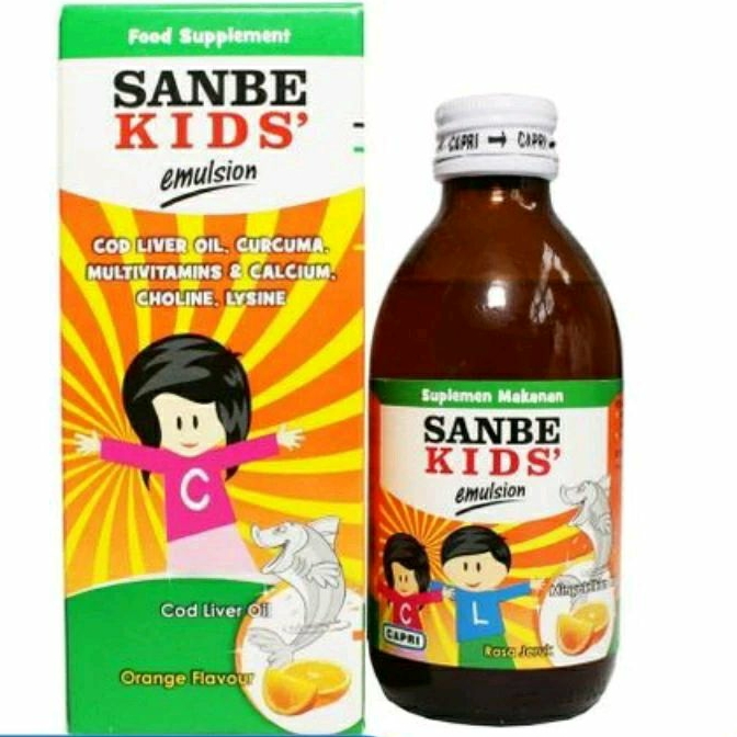 Jual SANBE KIDS EMULSION 200ML EXP Agustus 2026 (WAJIB BACA DESKRIPSI ...