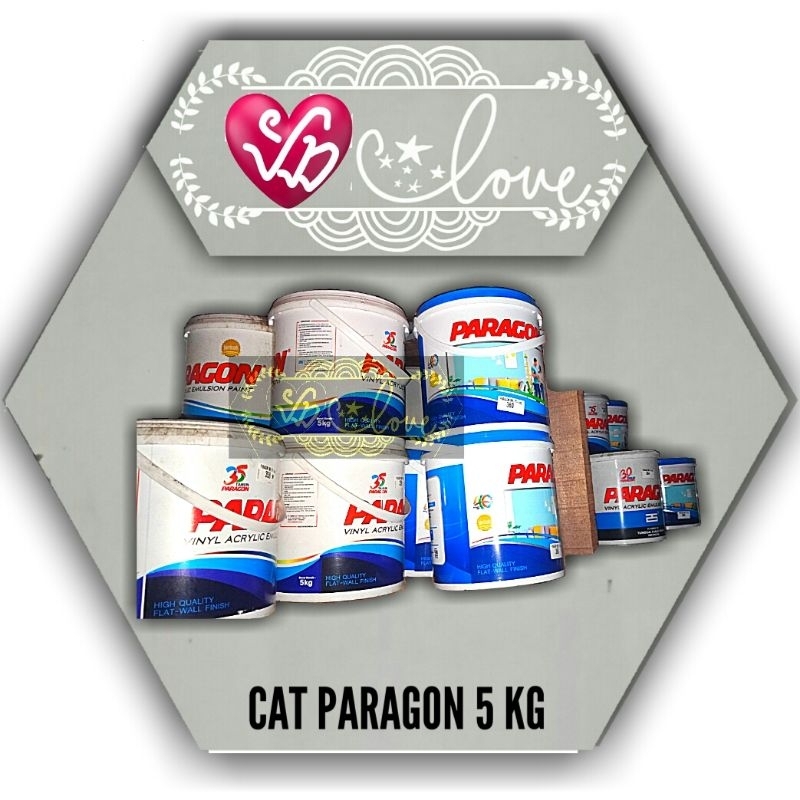 Jual Cat Tembok Paragon 5 kg Galon free Packing Bubblewrap + Kardus ...