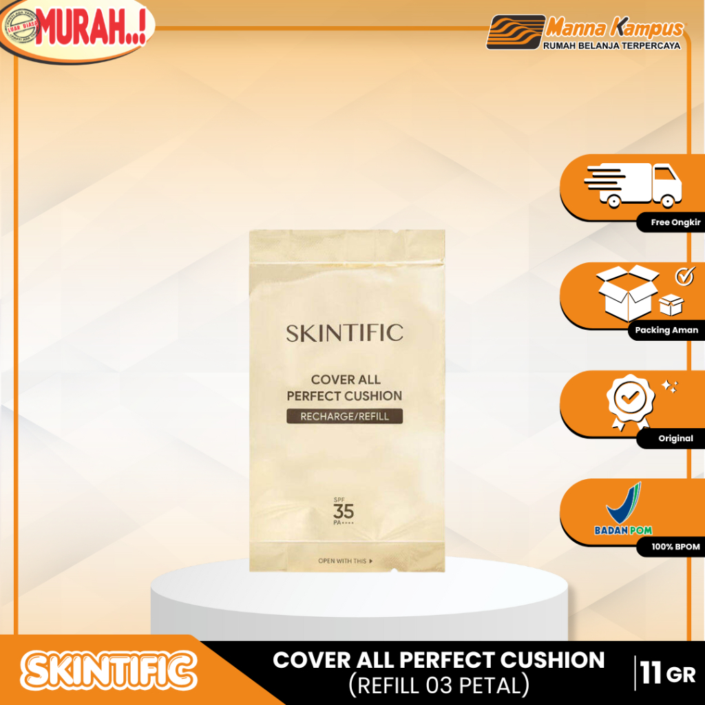 Jual Skintific Refill Cover All Perfect Cushion spf35 pa++++PETAL ...