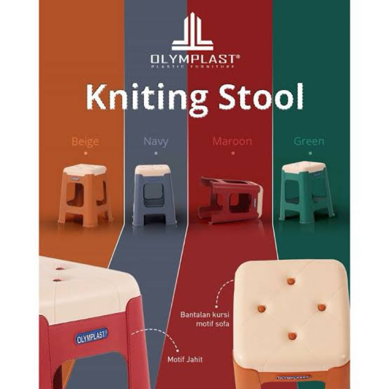 Jual Kursi Knitting stool Olymplast | Shopee Indonesia