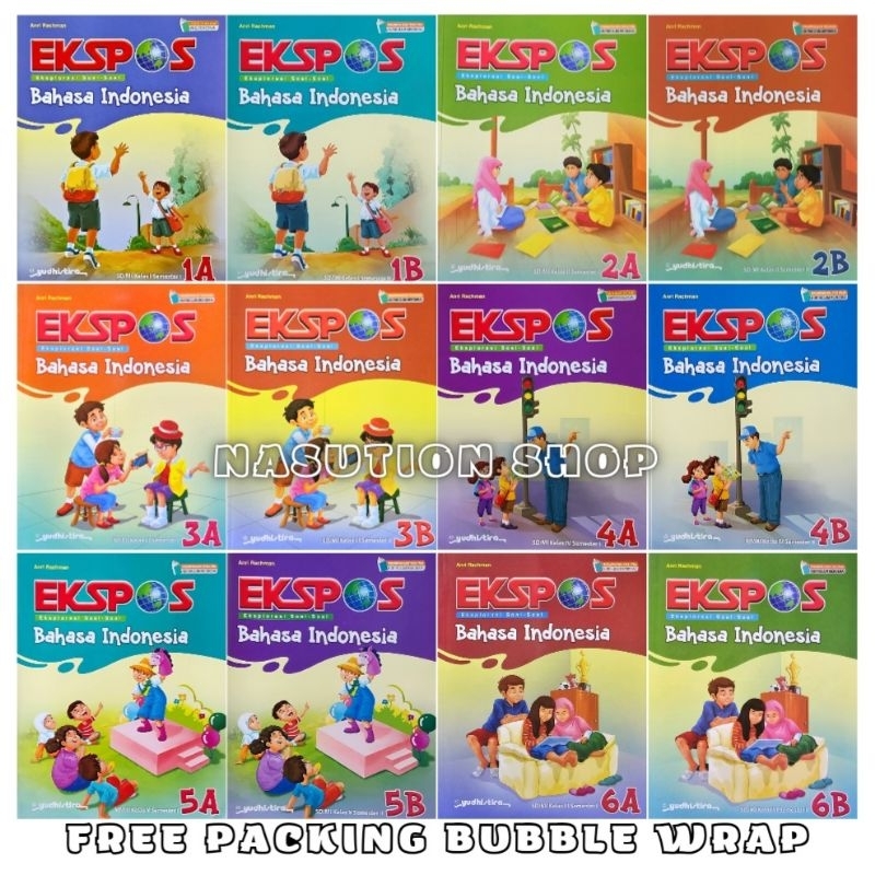 Jual Buku Ekspos Bahasa Indonesia Kelas 1 2 3 4 5 6 SD/MI Yudhistira Kurikulum Merdeka 1A 1B 2B ...