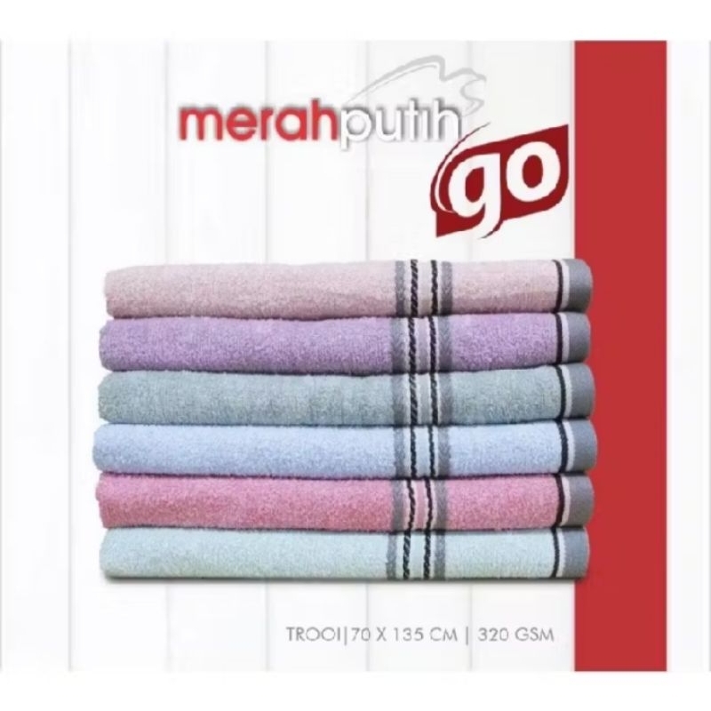 Jual HANDUK MERAH PUTIH GO SERIES 70X135 CM | Shopee Indonesia