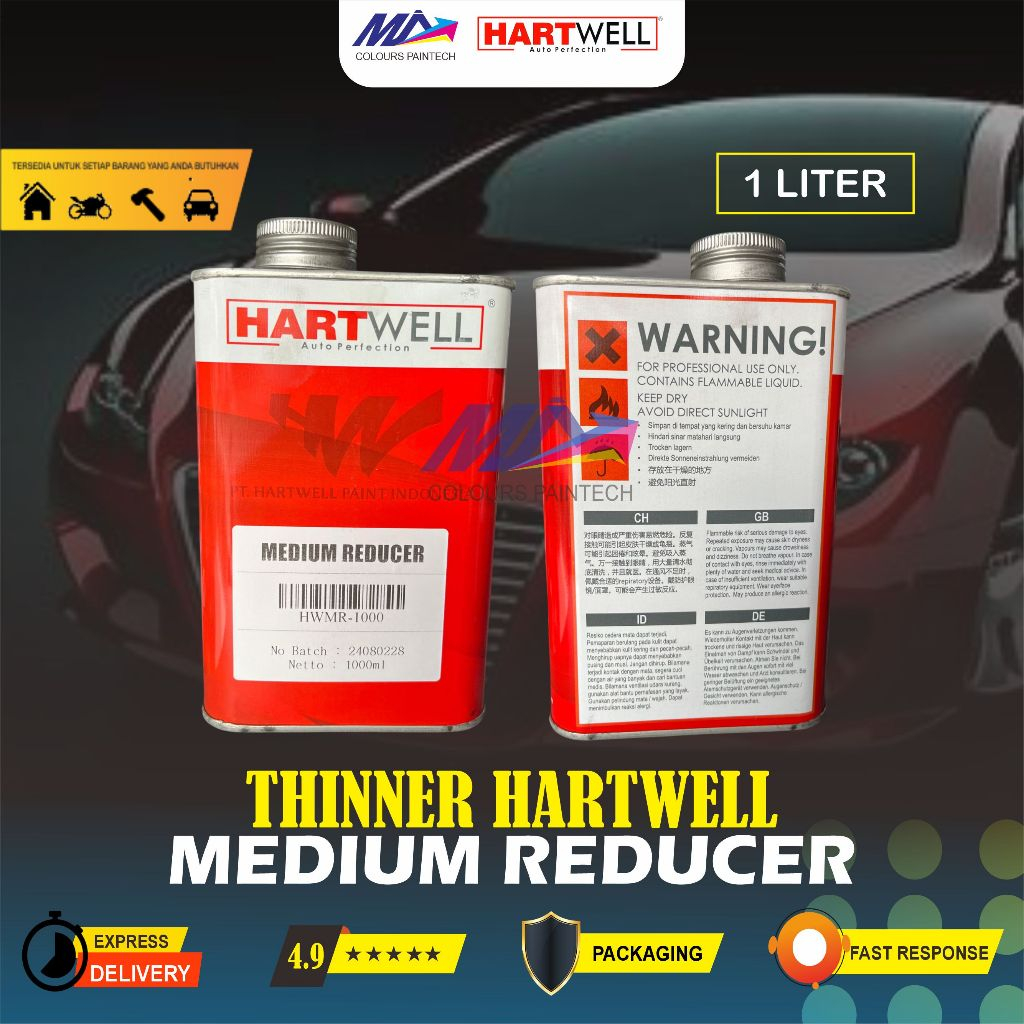 Jual THINER PU MEDIUM REDUCER HARTWELL 1 LITER | Shopee Indonesia